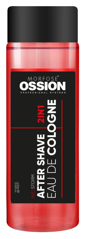 Morfose Ossion 2 in 1 After Shave Eau de Cologne Red Storm, 13.52 Fl O ...